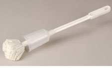 Fuller Industries, LLC 2968 Toilet Bowl Swab. White Plastic Handle with ...
