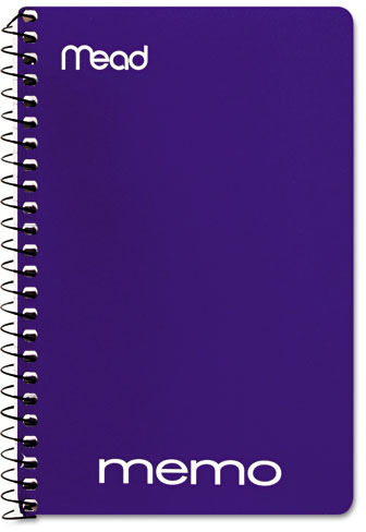 MEAD® Products 45534 Mead® Memo Book, College Ruled, 5" x 3", Wirebound ...