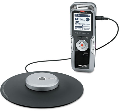 PHILIPS SPEECH PROCESSING DVT700000 Philips® Digital Meeting 7000 Recorder, 4GB | Baumann Paper